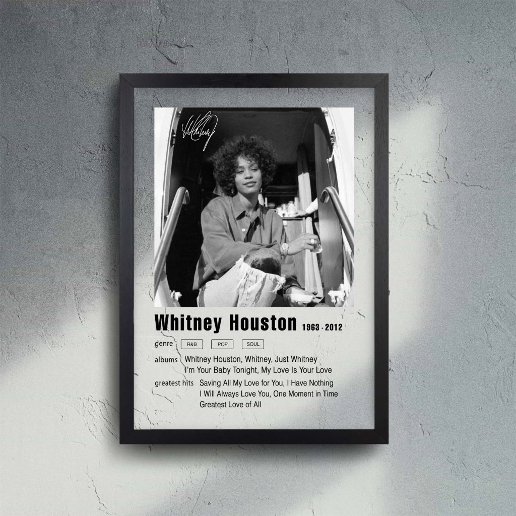 Whitney Houston Bio Frame - هپی والز