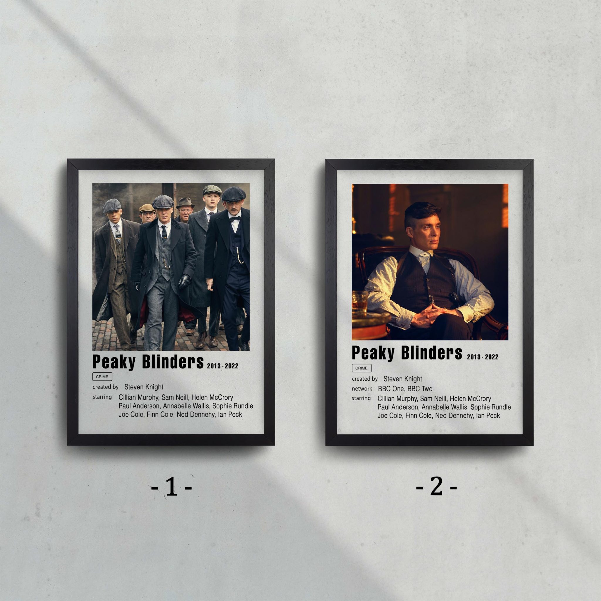 Peaky Blinders Bio Frame - هپی والز