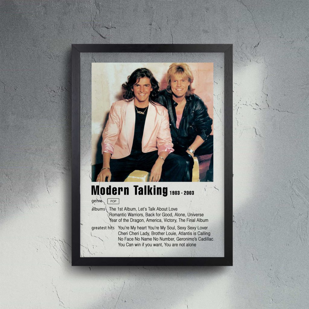 Modern Talking Bio Frame - هپی والز