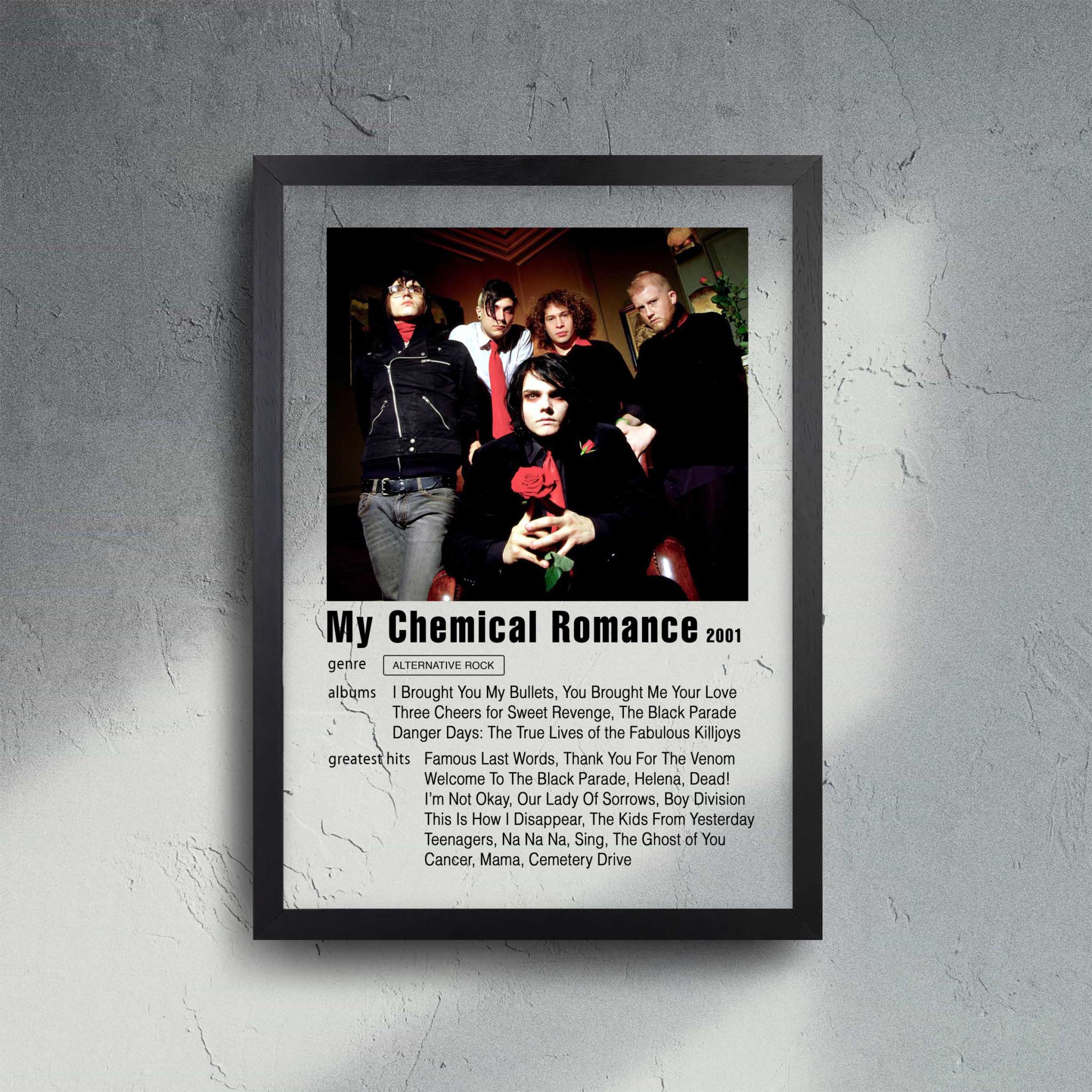 My Chemical Romance Bio Frame - هپی والز