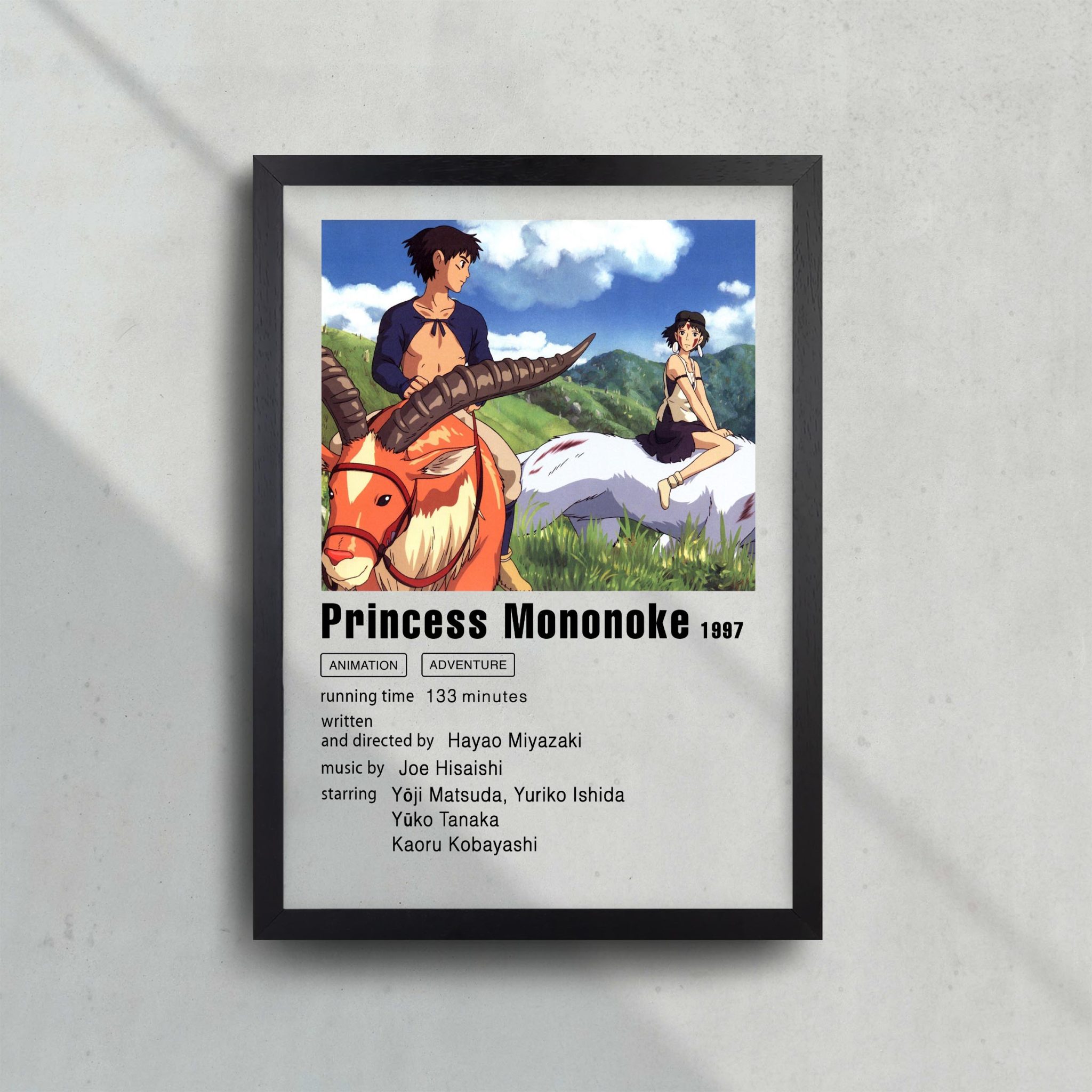 Princess Mononoke Bio Frame - Happy Walls