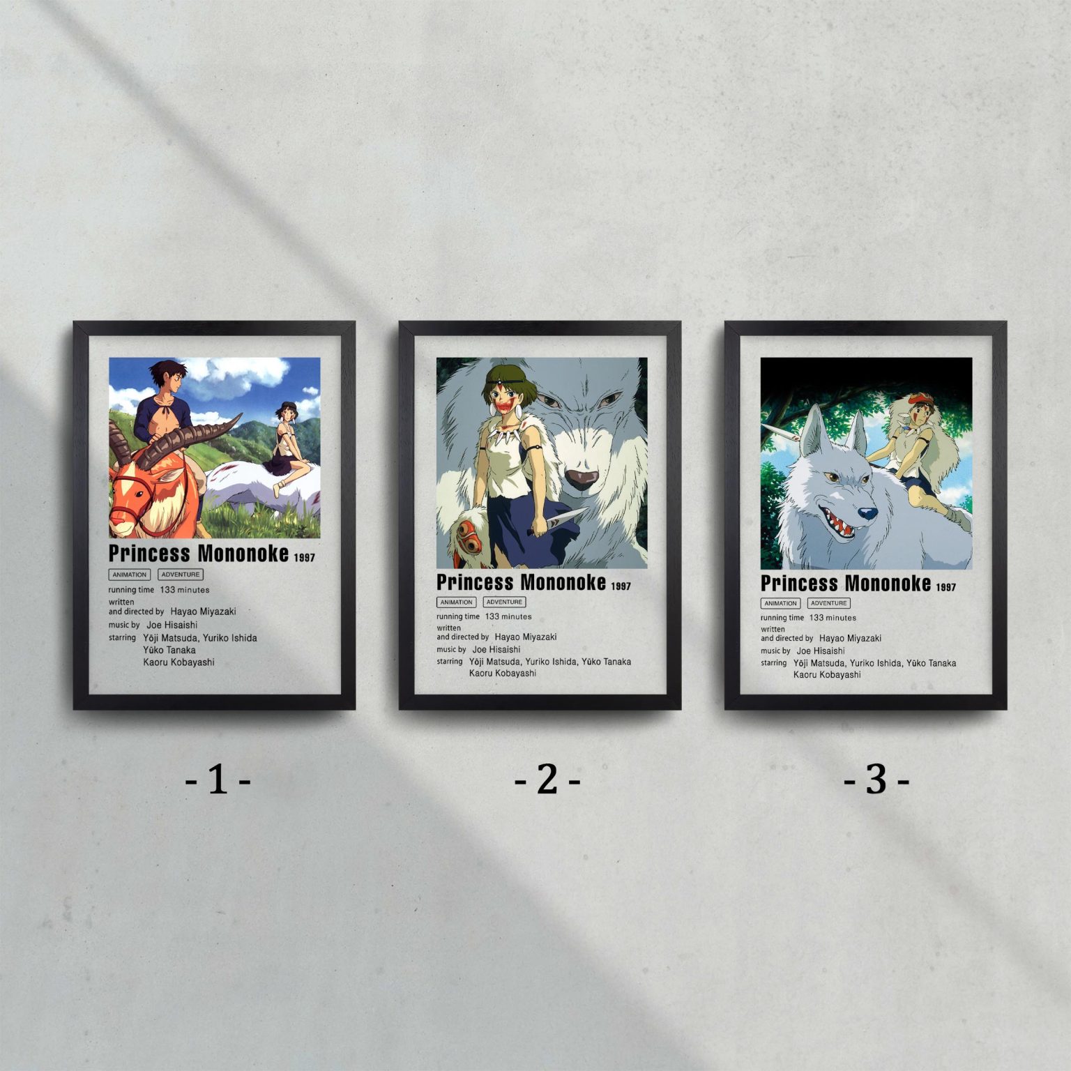 Princess Mononoke Bio Frame - Happy Walls